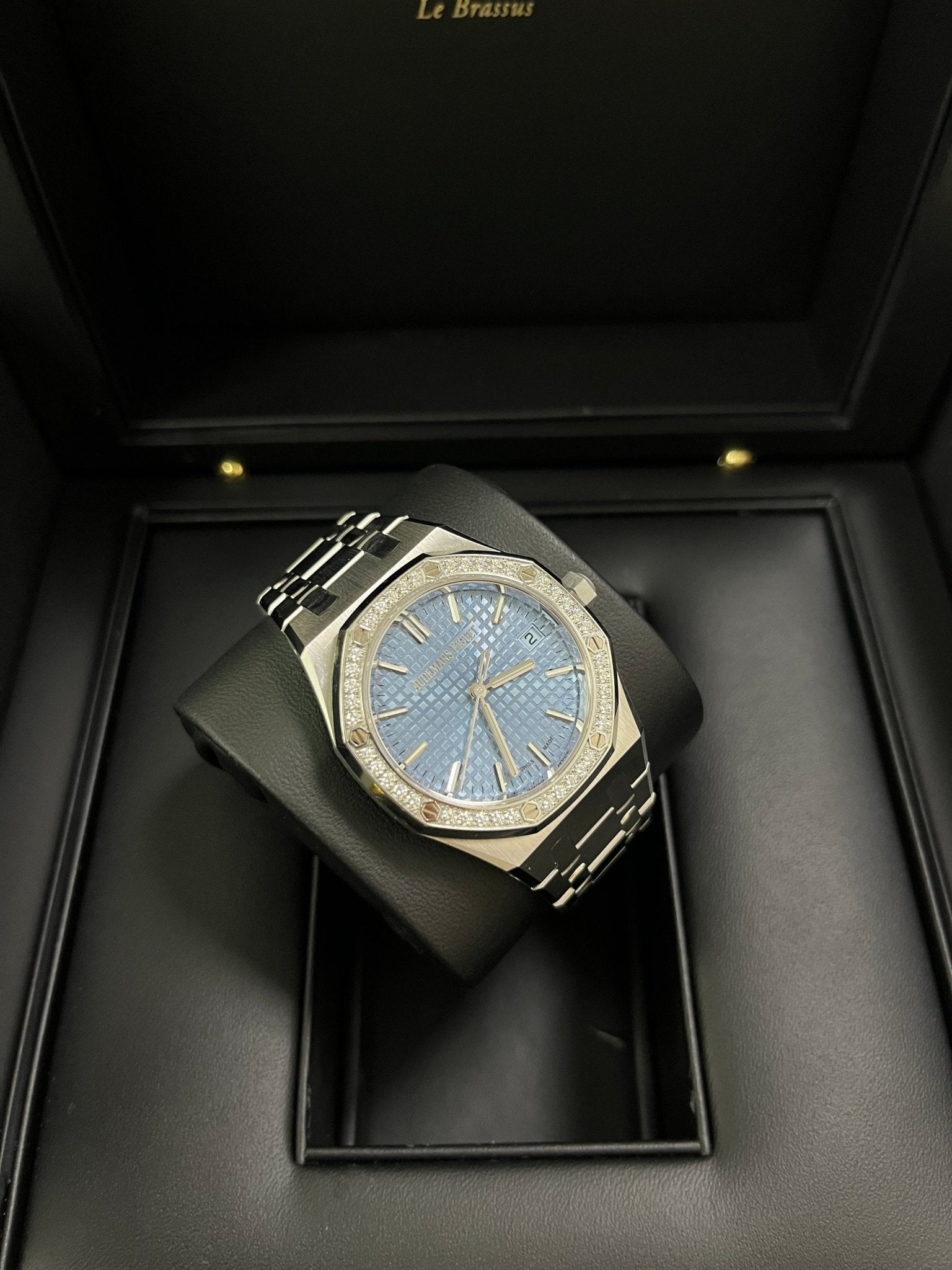 Audemars Piguet Royal Oak Selfwinding Ice Blue Dial 77451ST.ZZ.1361ST ...