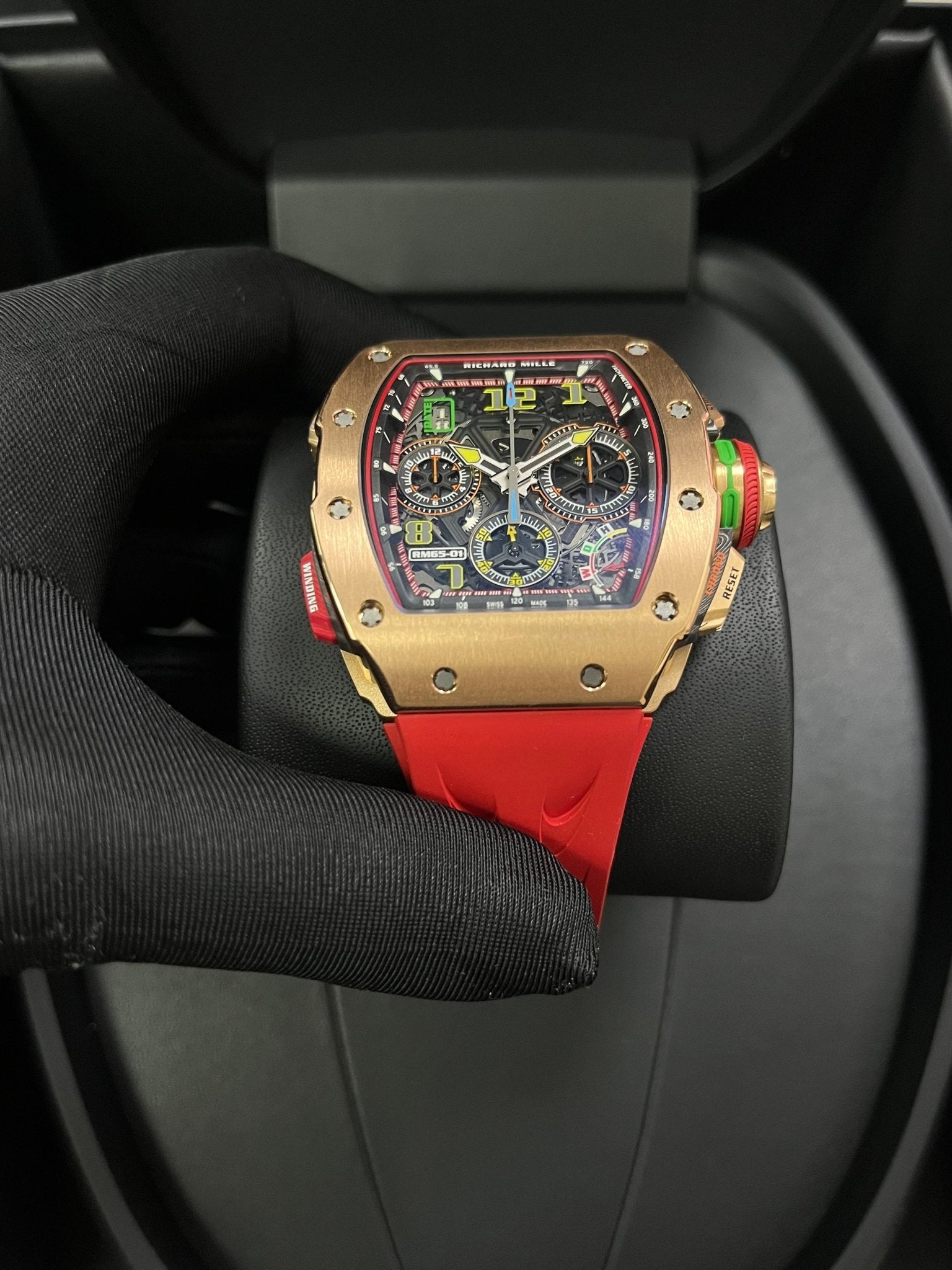 Richard Mille RM 65-01 Automatic Chronograph Full Rose Gold – WatchesOff5th