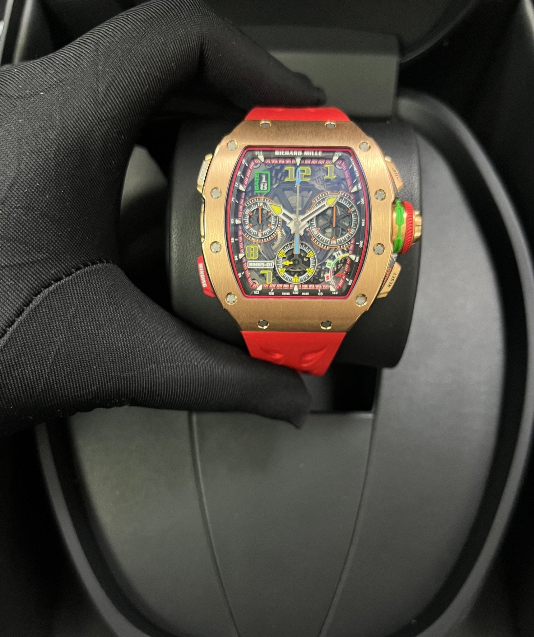 Richard Mille RM 65-01 Automatic Chronograph Full Rose Gold – WatchesOff5th