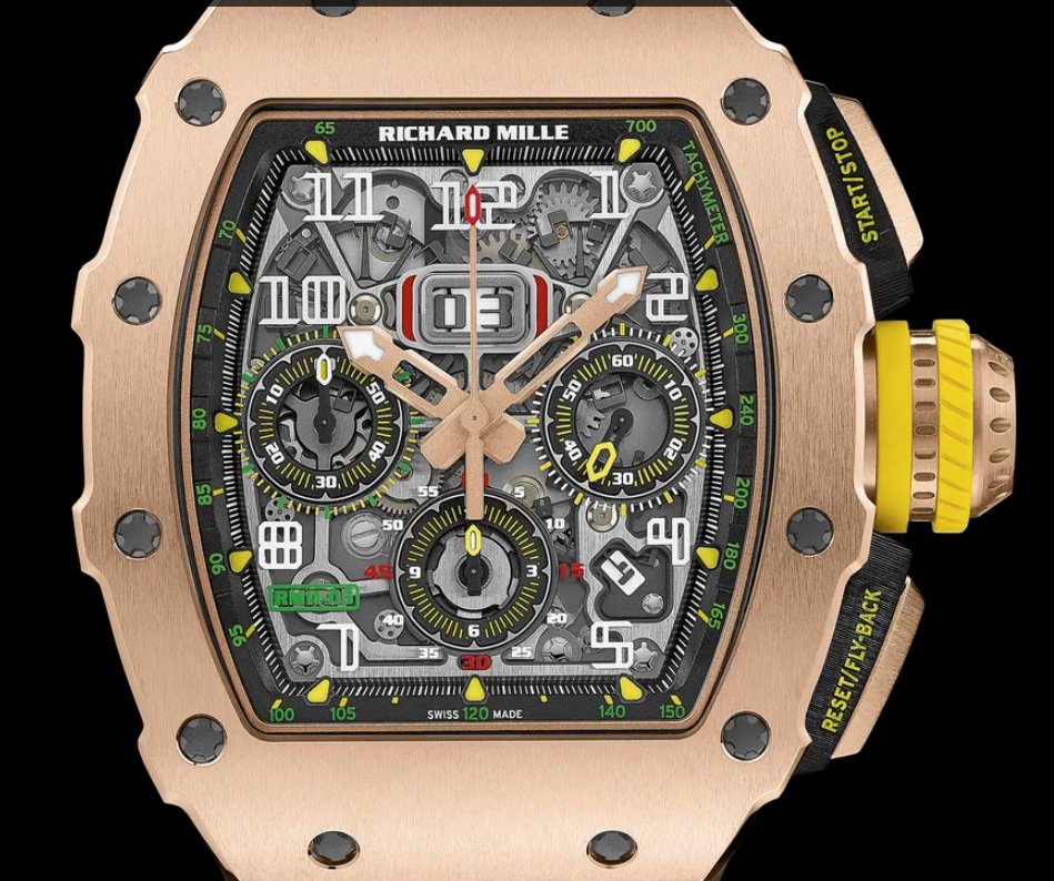 Richard Mille RM 011 11-03 Full Rose Gold Skeleton Dial – WatchesOff5th